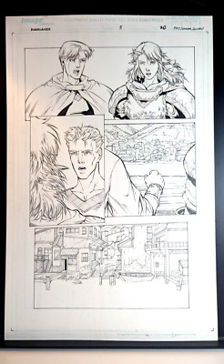 Warlands Issue #5 Page 20 Original Comic Book Art - Art by Pat Lee ...