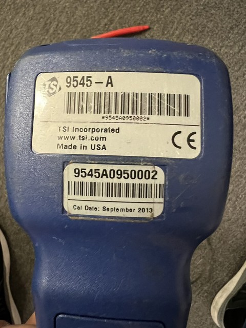 TSI 9545-a Velocicalc Air Velocity Meter With Articulated Probe for ...