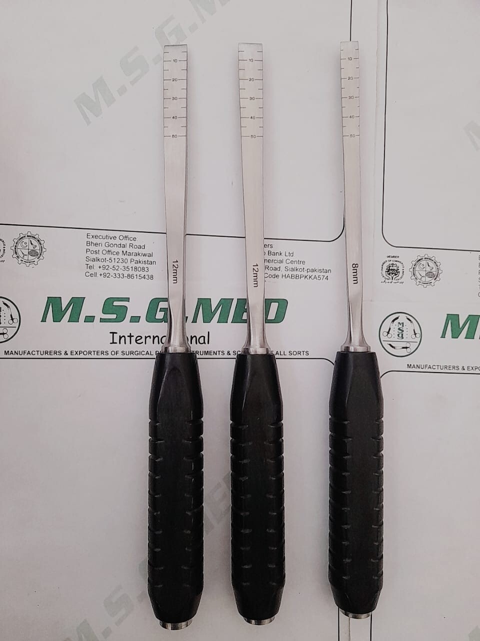 Maxillofacial Orthopedic Osteotome Straight 8mm,12mm Stainless Steel ...