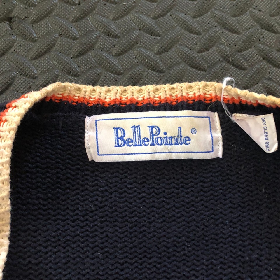 BELLE POINTE AUBURN UNIVERSITY CARDIGAN SWEATER PREPPY VARSITY SIZE XL ...
