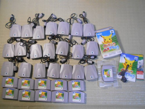 N64 Pikachu Genki Dechu 11 Games Lot 1 Mic 21 VR Units Junk Untested | eBay