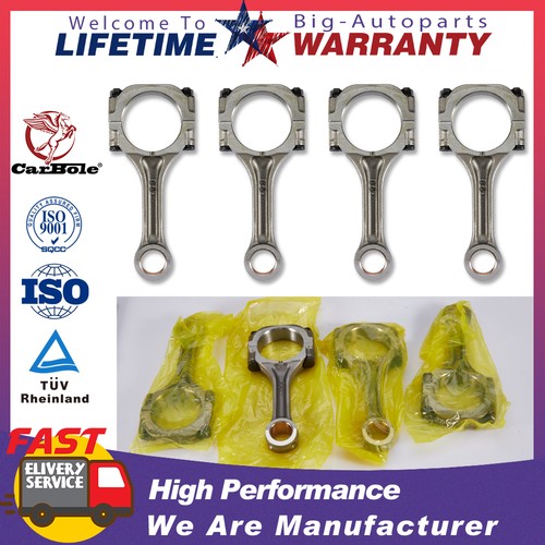 4PACK Connecting Rod 12100AA181 FOR Subaru EJ257 EJ255 EJ20 WRX TURBO ...