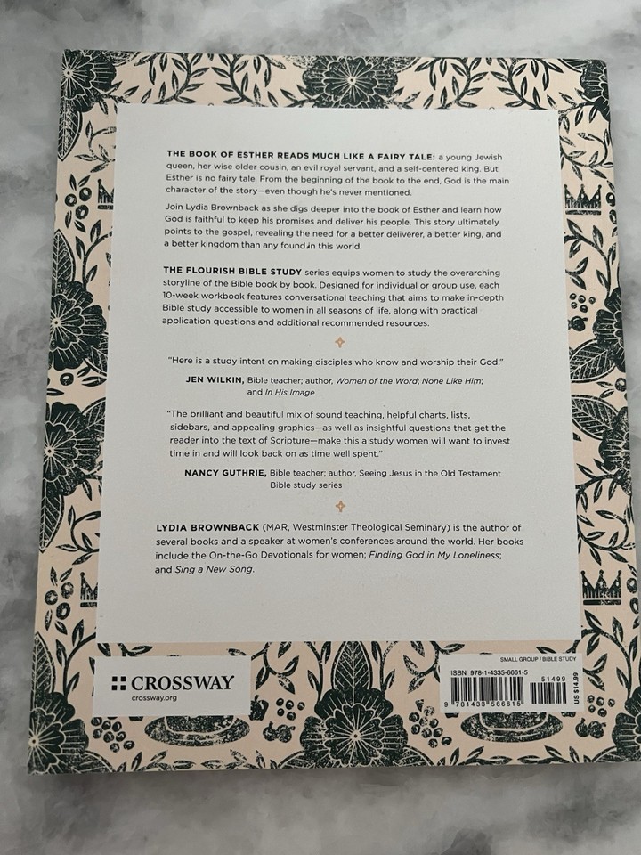 Esther The Hidden Hand Of God Paperback By Lydia Brownback ...