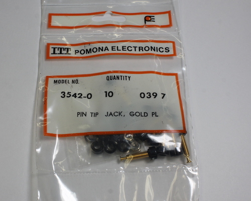 Lot of 7 Black Pomona Pin Tip Jack 3542-0 | eBay