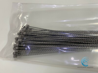 DMC Tools Safe-T-Cable® .032 X 18" 321 Cres S/S Cables & Ferrules w ...