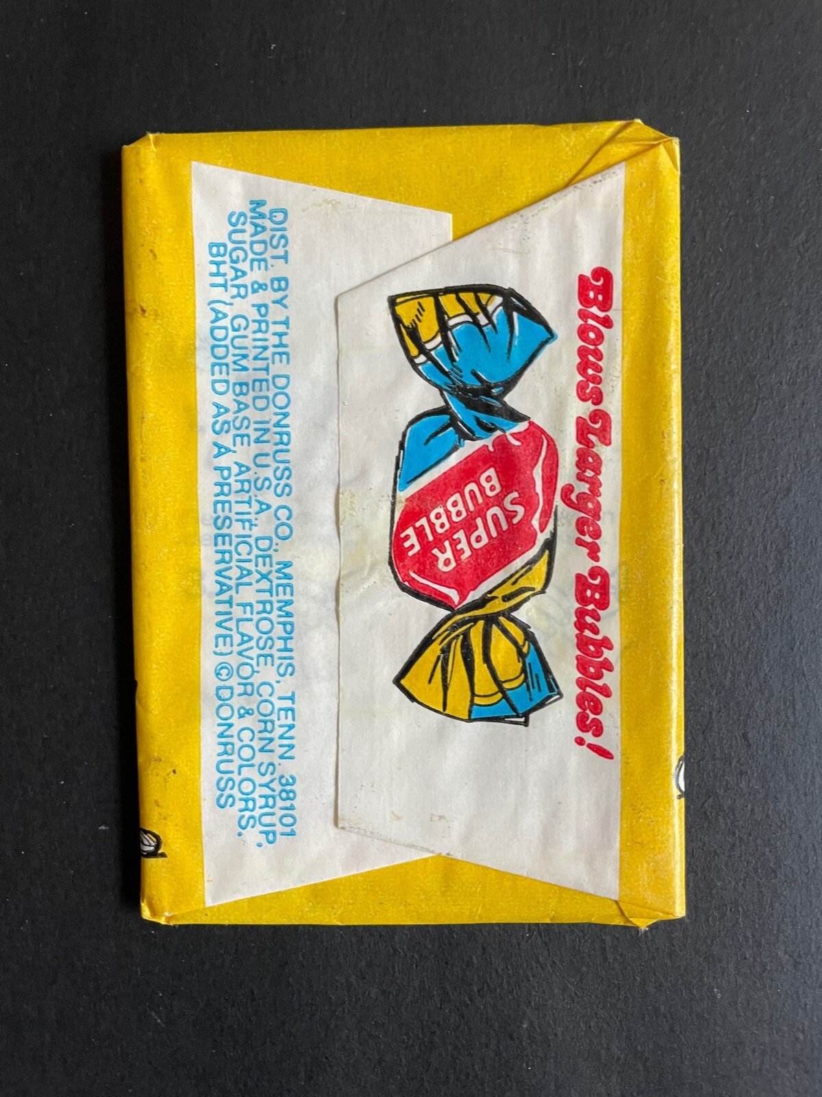 TICKY-TACKY TATTOOS FULL UNOPENED VINTAGE WAX TRADING CARD PACK BY ...