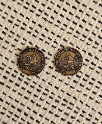 Lot of 2 History Channel Club Coin Union Flag Collector's Medallion | eBay