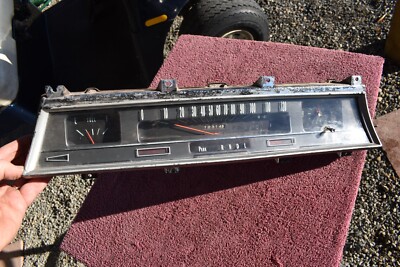 1966-67 Chevelle Speedometer , Fuel Gauge & Clock Assembly Good Working ...