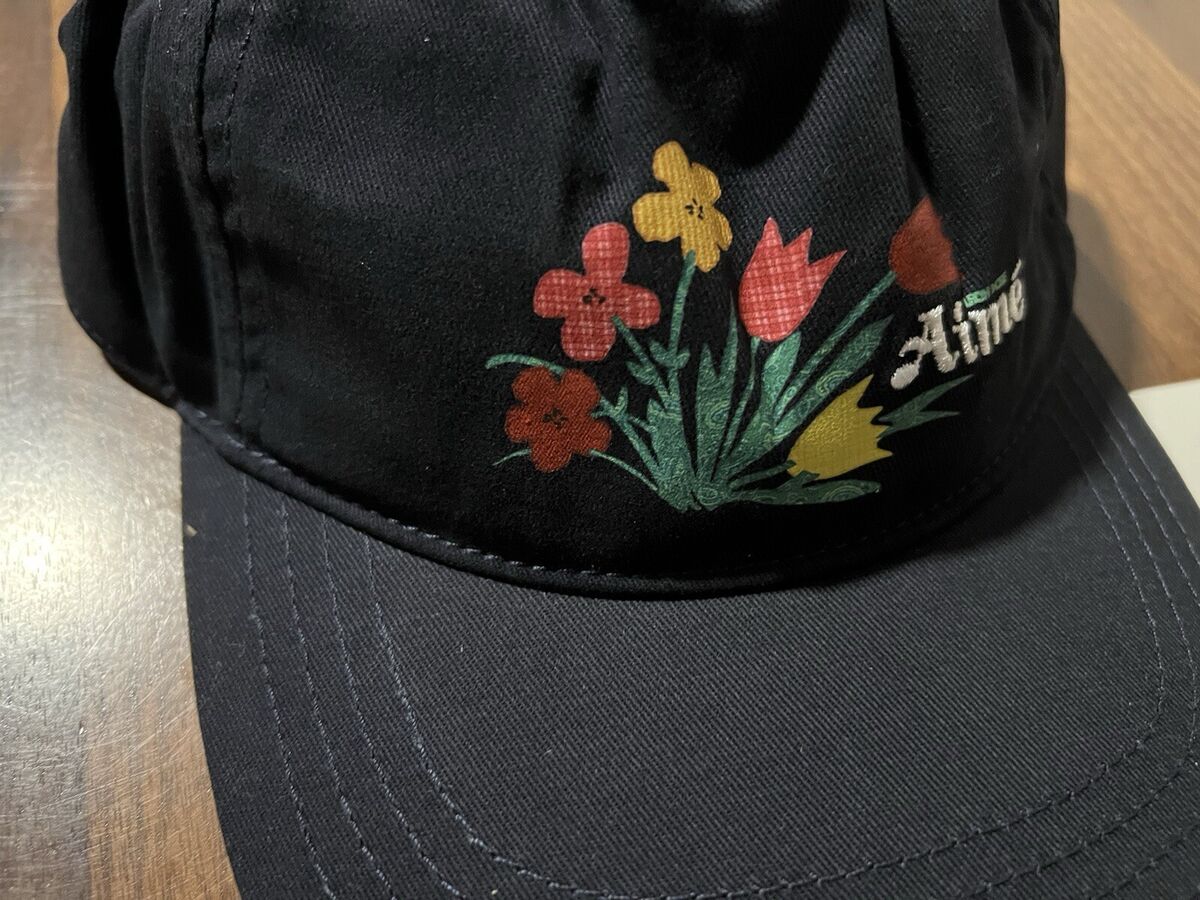 Aime Leon Dore ALD Floral Chino Hat in Navy Blazer Grove Aime Leon Dore ALD Floral Chino Hat in Navy Blazer Grove