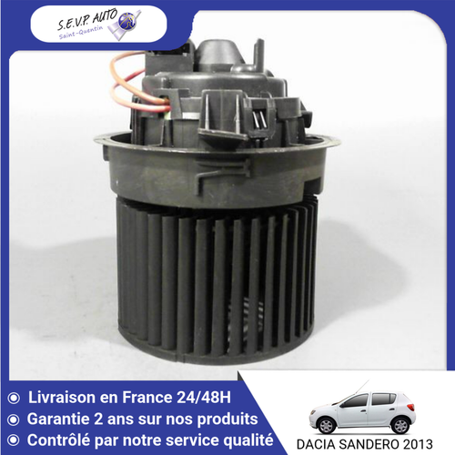 🇫🇷 MOTEUR VENTILATEUR CHAUFFAGE DACIA SANDERO 2008- ♻️ 272100975R ...