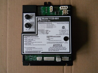 New OEM Weil McLain Boiler Control Module Model 1135-601 Natural Gas | eBay