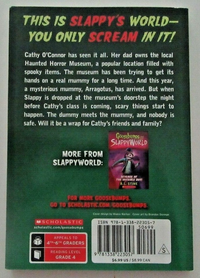Goosebumps Slappy World Dummy Meets the Mummy by R. L. Stine 1st ...