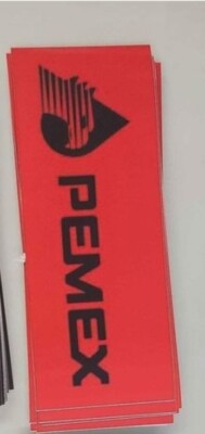 Pemex Sticker Decal / Car truck Sticker 9"x 3 inch Recubrimiento ...