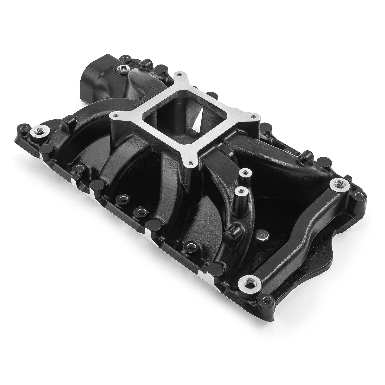 Ford 351W Windsor HiRise Intake Manifold Black 840136561996 | eBay