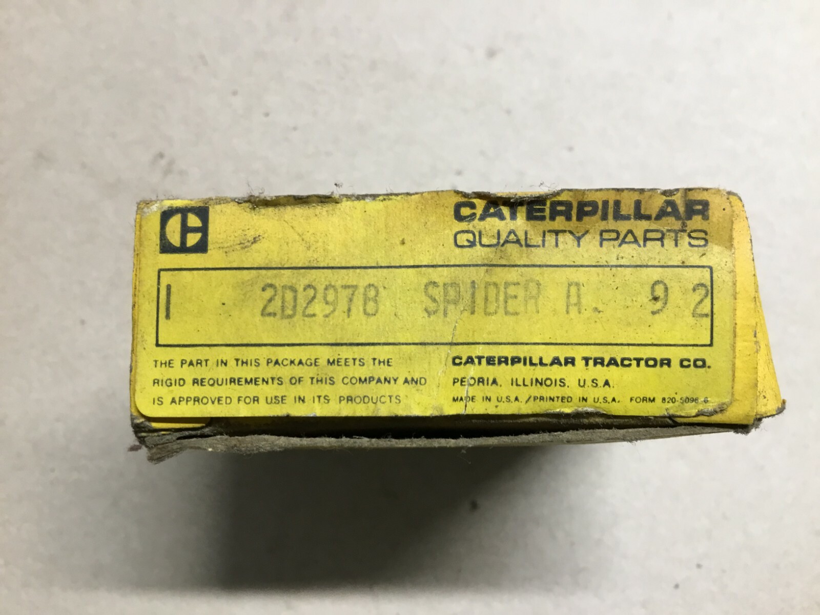 New CAT Part Number #2D-2978: SPIDER AND BEARING ASSEMBLY | eBay