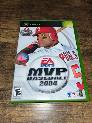 MVP Baseball 2004 - Original Xbox Game Complete w/manual & case. Tested ...
