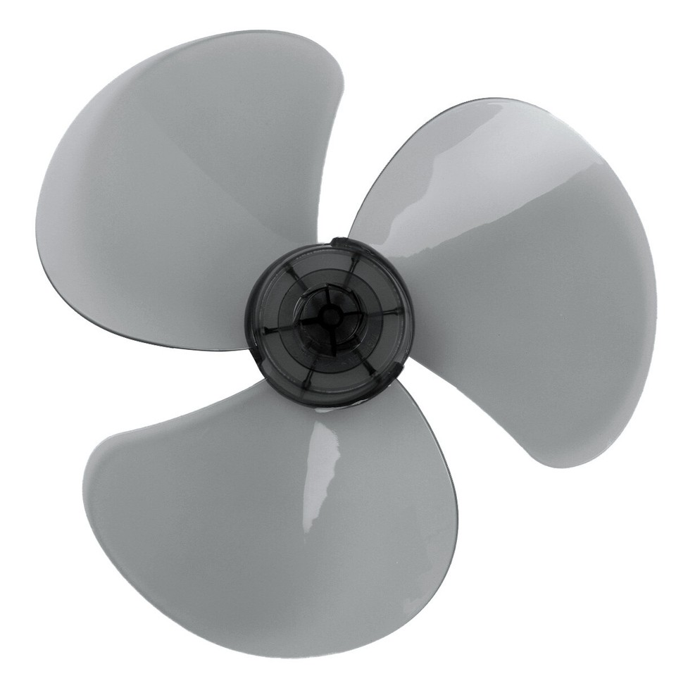 Plastic Fan Blade 12/16 inch with Nut Cover Replacement Table Fanner ...