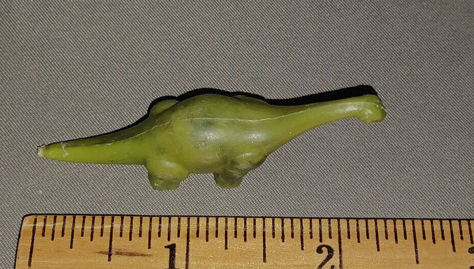 Brontosaurus Nabisco Dinosaur Marbled Green Vintage 1950s Plastic ...