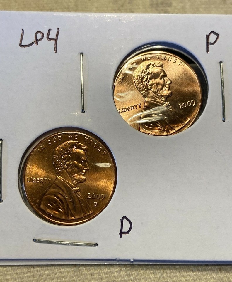 Complete Set Lincoln Bicentennial 2009 Cent Penny P & D From Mint Rolls ...