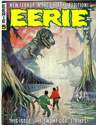 EERIE #5 SEPT. 1966 WARREN SWAMP GOD STRIKES! COV. FRANK FRAZETTA 9.8 ...