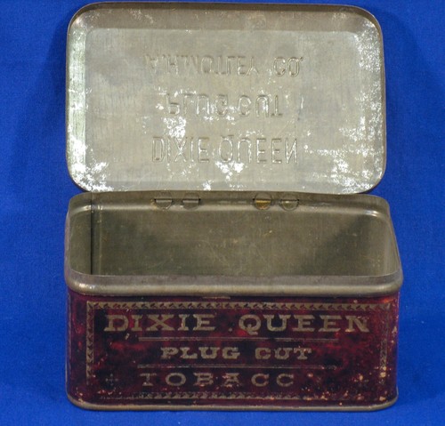 🐯Antique A. H. Motley Dixie Queen Plug Cut Tobacco Tin - Very Rare b48c ...