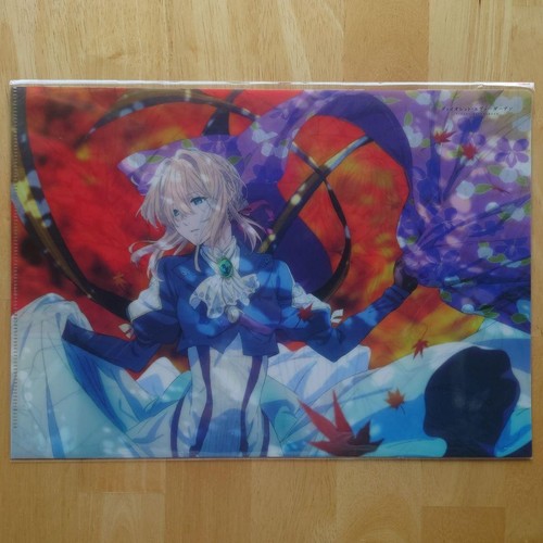 Violet Evergarden A4 Clear File Original Illustrated Design Kyoto ...