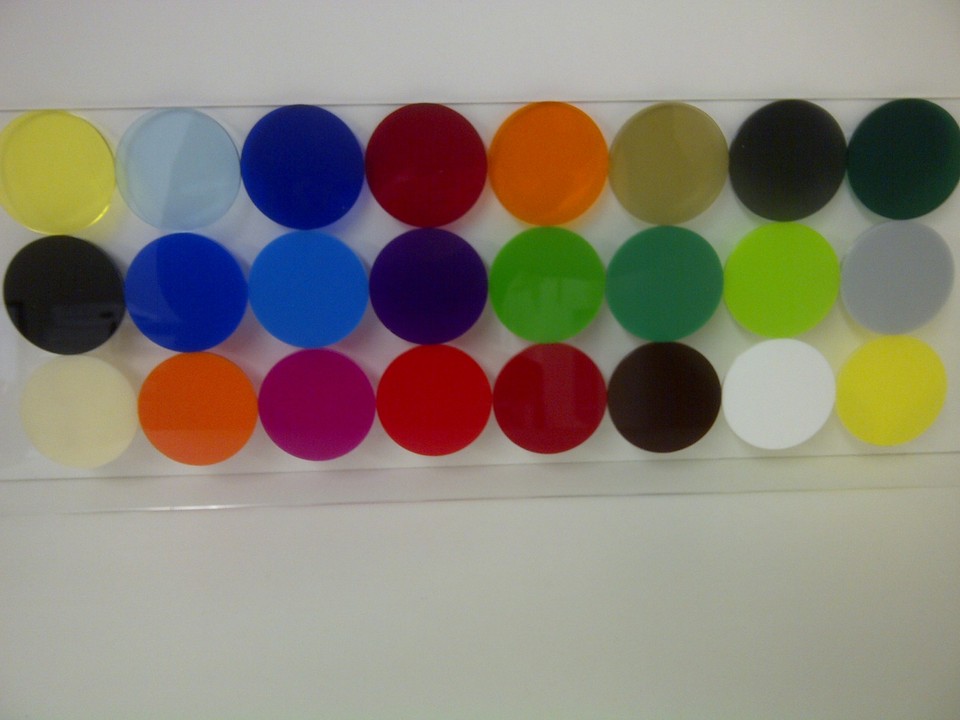 Plastic Circles Perspex® Acrylic packs of discs 20mm to 100mm diameter ...