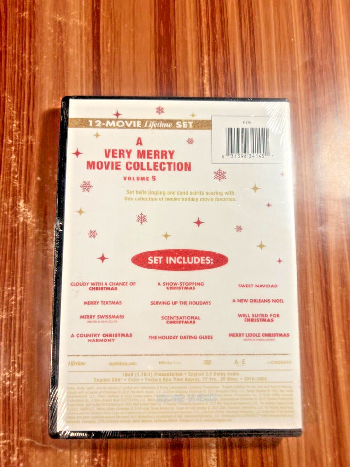 Lifetime 12-Movie Set A Very Merry Collection Volume 5 DVD Christmas ...
