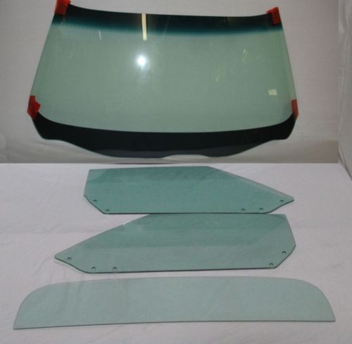 1973 1974 Chev Corvette Coupe Windshield Doors Rear Back Glass Green ...