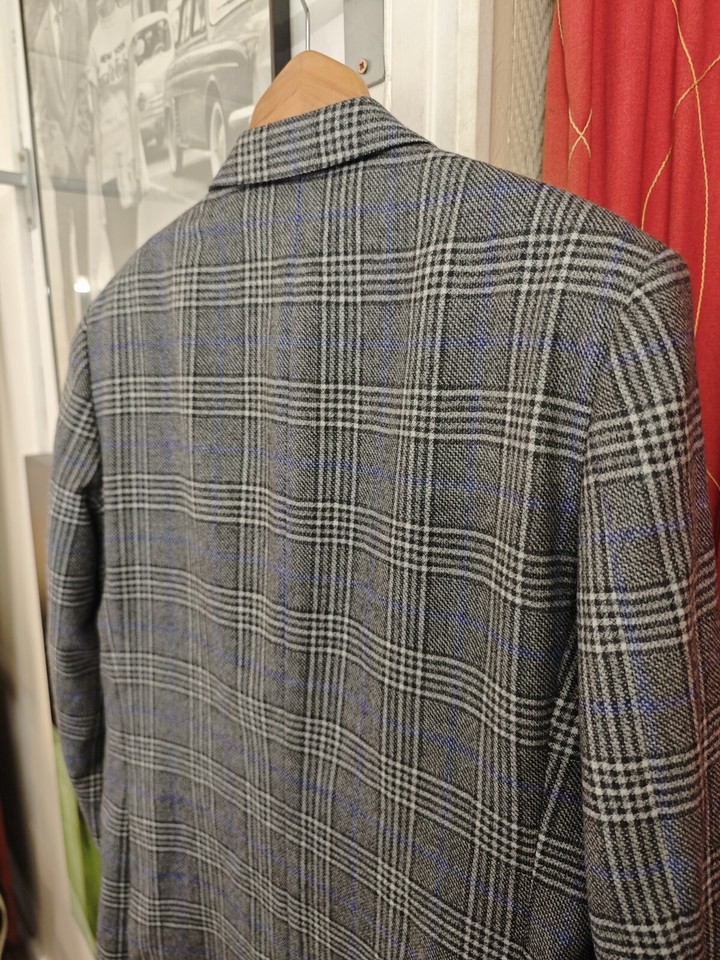 Tombolini 700€ Men' Blazer Jacket 100% Wool Size EU 56 ( XXL ) Made in ...