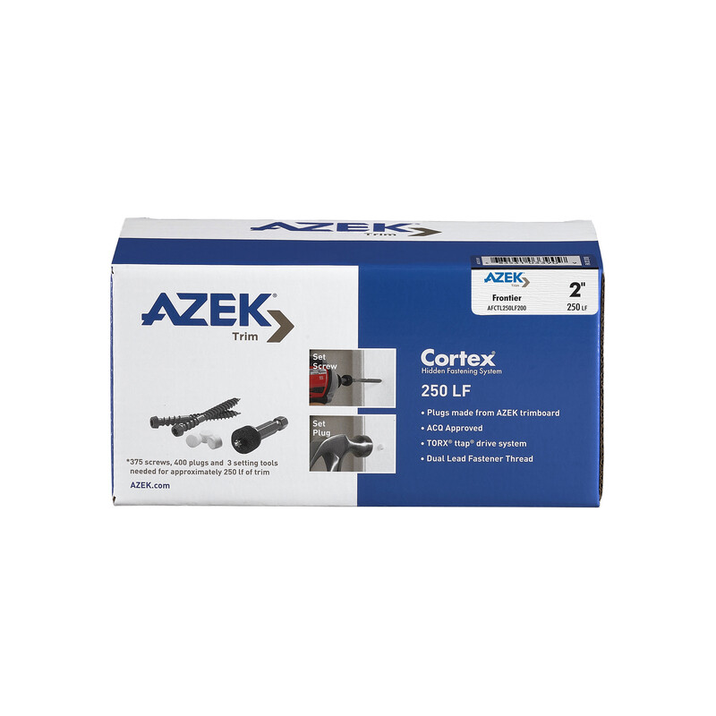 Cortex AFCTL250LF200 Carbon Steel Gray Cortex Square Trim Screw 2 L in ...