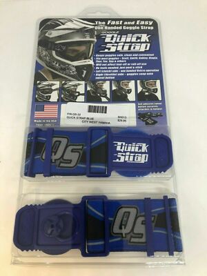 Factory Effex FX Quick Strap BLUE for Goggles **NEW** Motocross ATV ...
