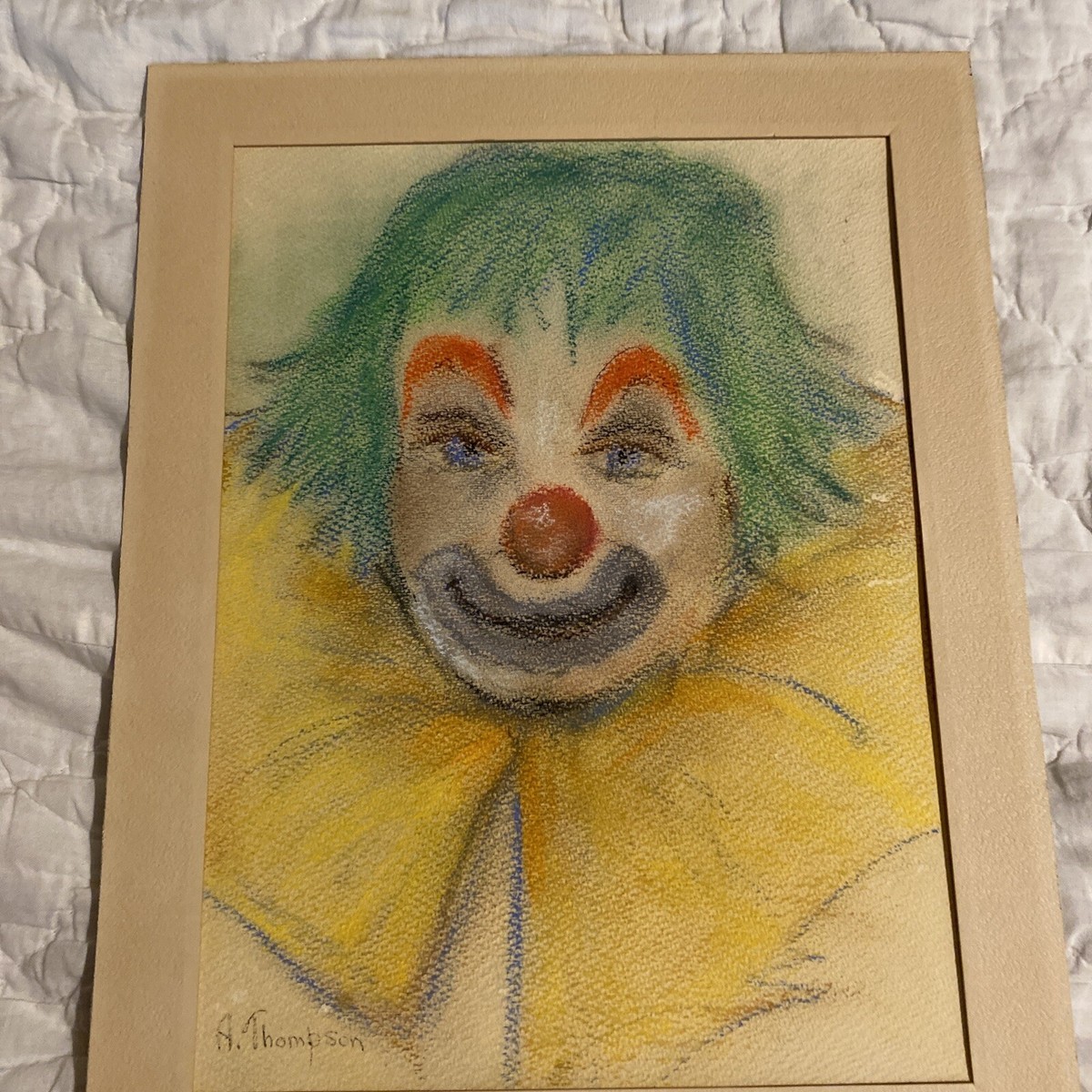 Chalk Pastel Art Clown