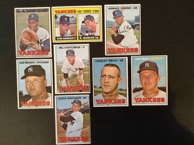 1967 Topps Baseball-15 Card N.Y. Yankee Lot(All Diff.) | eBay