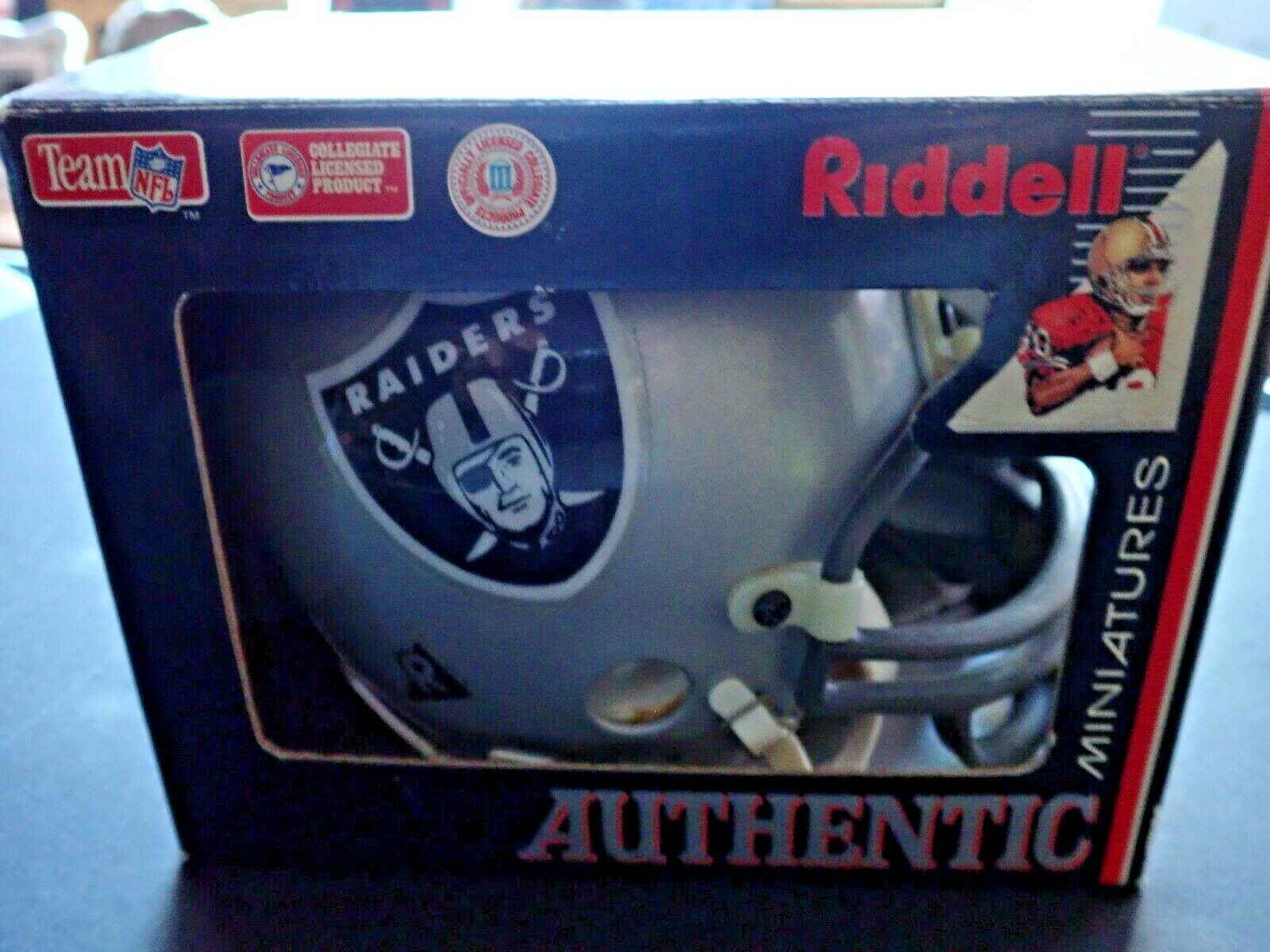 OAKLAND RAIDERS RIDDELL MINI HELMET | eBay