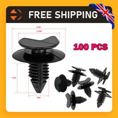 100x Panel Fixing Clips For VW Transporter T4 T5 Lining Carpet board ...