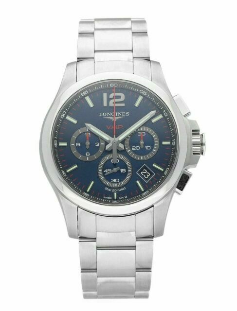 Longines Conquest V.H.P. Blue Men's Watch - L37174966 for sale online ...