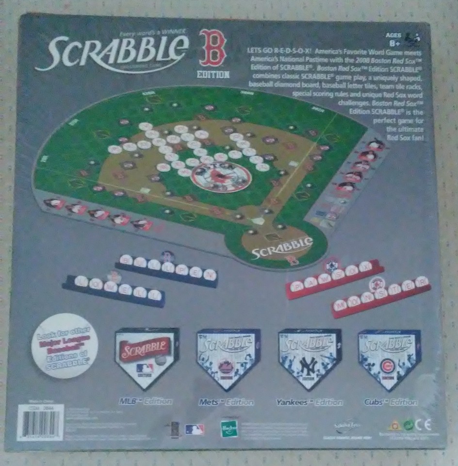 Scrabble Crossword Game - 2008 Boston Red Sox Edition! ***NEW*** | eBay