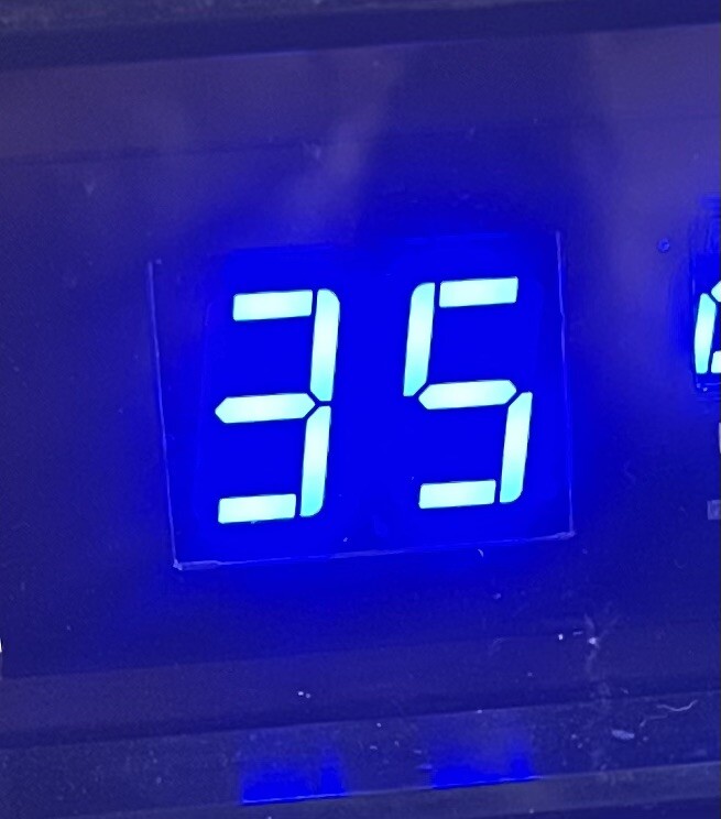 CB Radio Channel Number Display .56 Inch Dual 7 Segment Blue LED 18 Pin ...