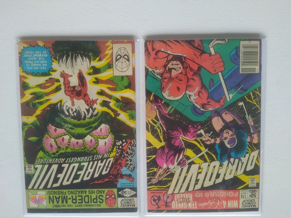 DAREDEVIL 163 - 181 FRANK MILLER ART 16 MARVEL COMICS LOT | eBay