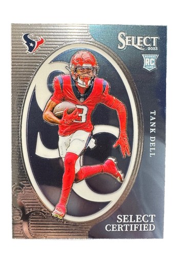 TANK DELL 2023 Panini Select 🏈 SELECT CERTIFIED Rookie Insert # CRO-NTO ...