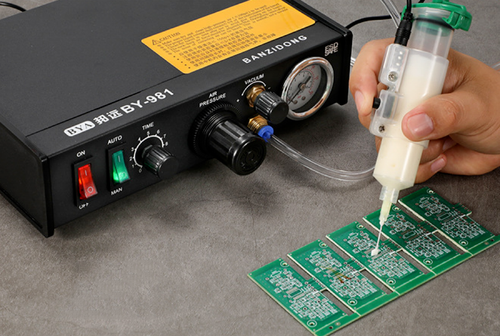 Glue Dispenser BY-982 Semi-Automatic Solder fluxes Paste Controller ...