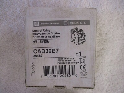 NIB Telemecanique Square D Control Relay CAD32B7 | eBay