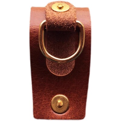 Men Leather Belt Key Chain Clips Belt Loop Car Key Ring Holder Brass ...