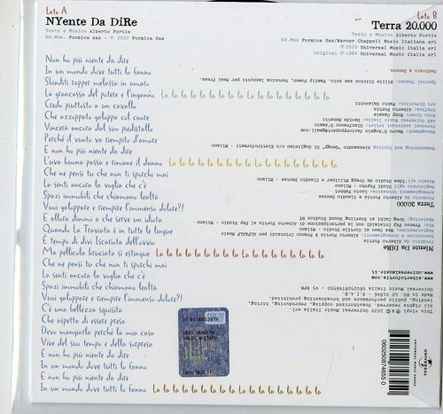 Fortis Alberto Nor For Dire Vinyl 7 " New | eBay