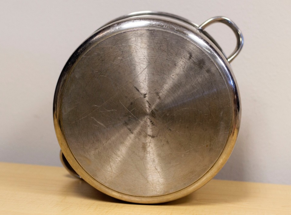 Vintage The Cooks Bazaar Cookware Collection Aluminum/Stainless Soup 12 ...