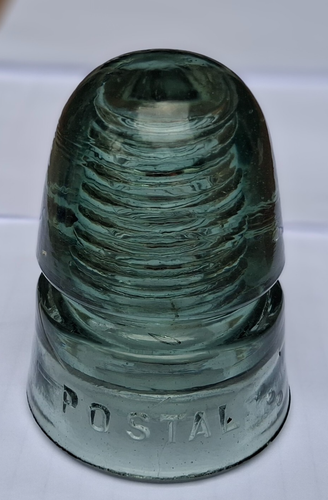 **PRICE DROP**NICE SAGE-GREEN CD 145 POSTAL Glass Insulator VNM ...