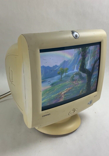 Compaq MV740 CRT VGA Color Computer Monitor 17" 1280 x 1024 Retro ...