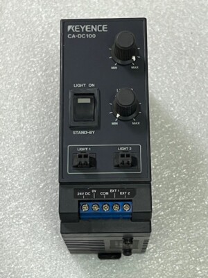 Keyence CA-DC100 LED Illumination Light and Light Controller Used | eBay