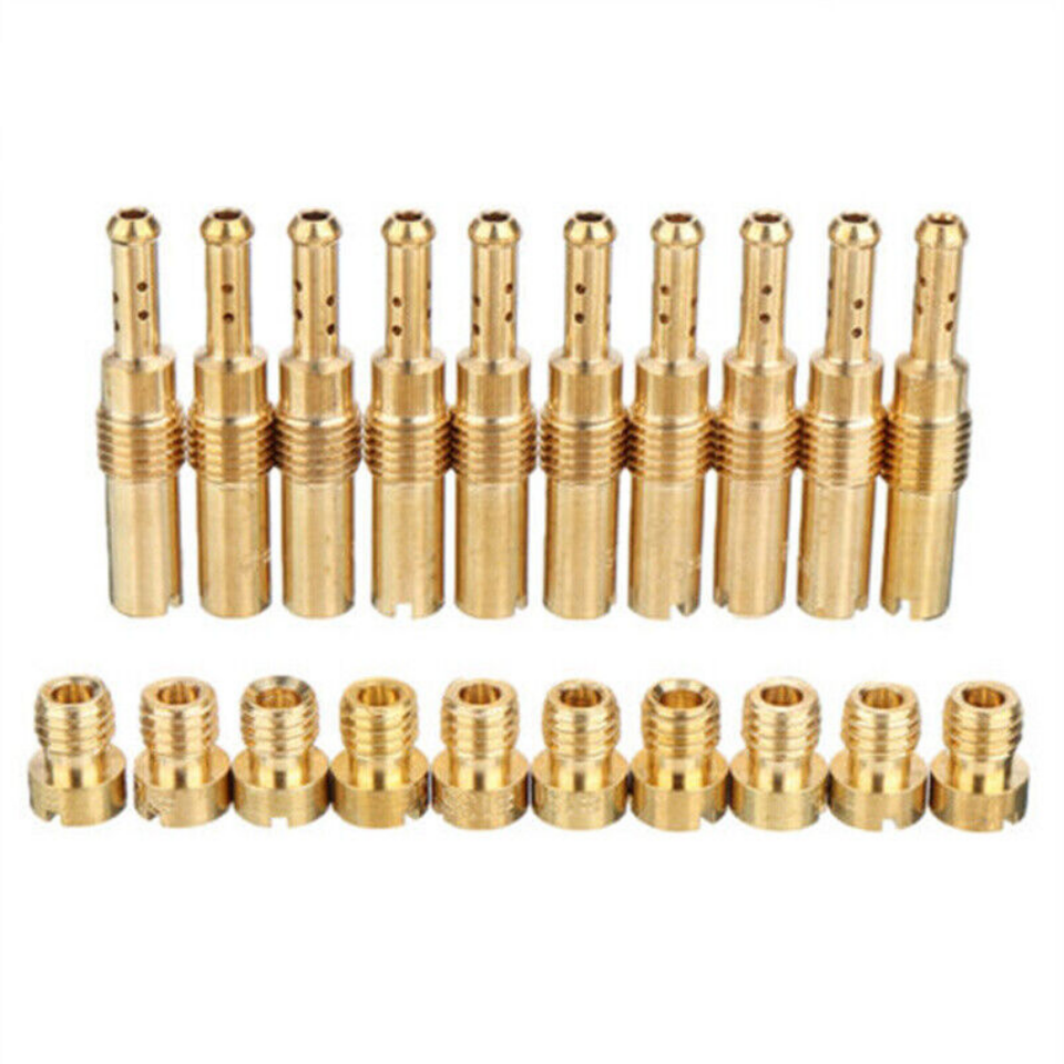 10x Carburettor Main Jets +10x Slow Jets Set for 150cc 125cc GY6 ...